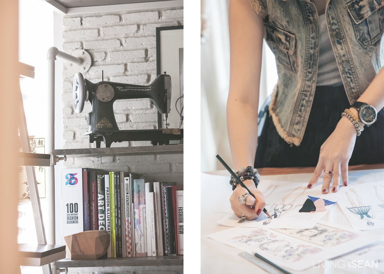 Tiny Home Studio of Fashion Designer /// Living ASEAN