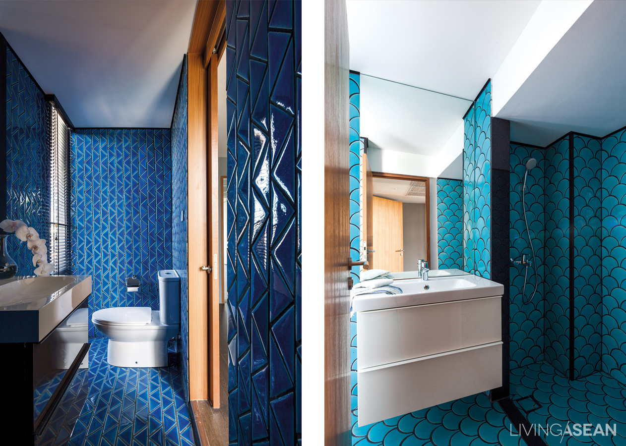 A Modern Box-Shaped House with Tropical Garden View / Living Asean