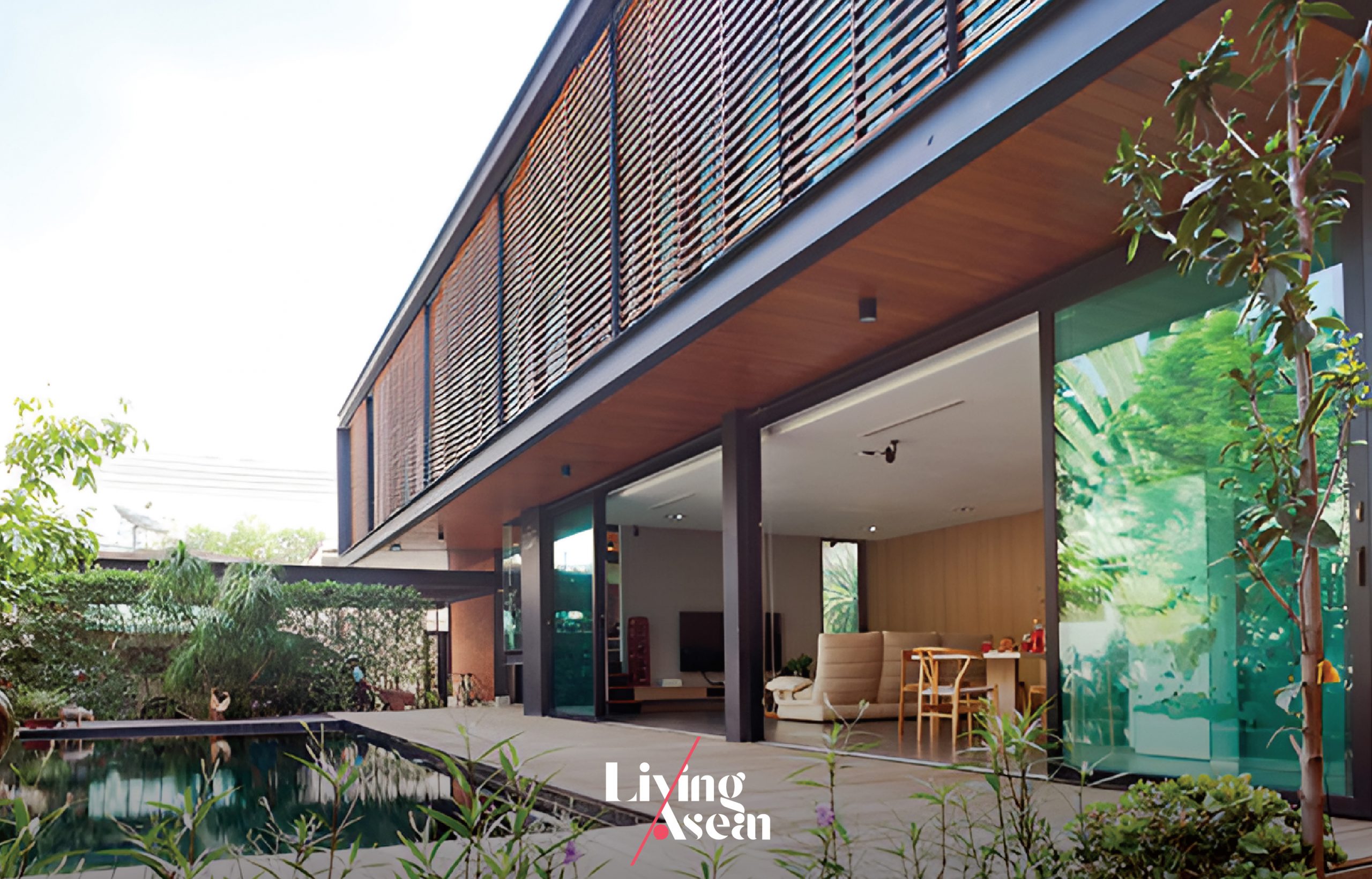 Modern Steel House a Perfect Fit for Tropical Climate / Living Asean