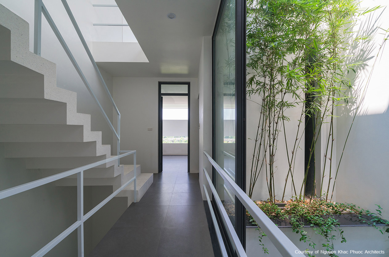 House in Trees: Well-made Home on a Narrow Lot / Living Asean