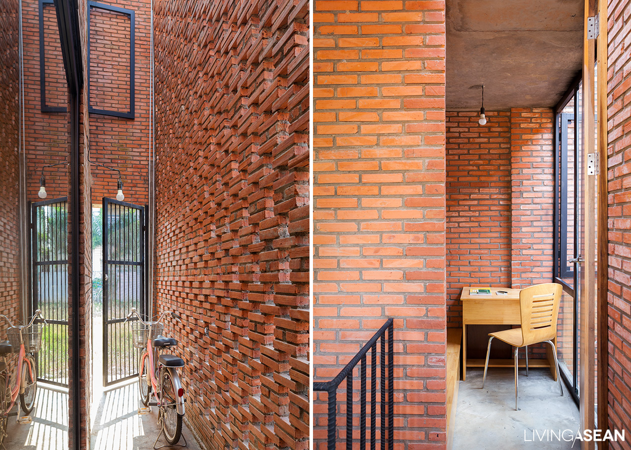 A Rectangular Brick Home for a Tropical Climate / Living Asean