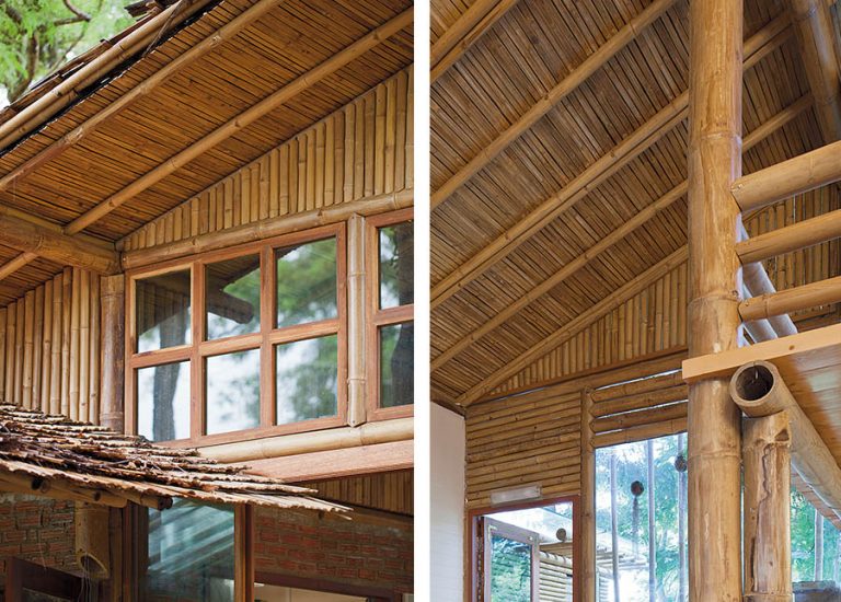 A Bamboo House Built into Nature in Pak Chong / Living Asean