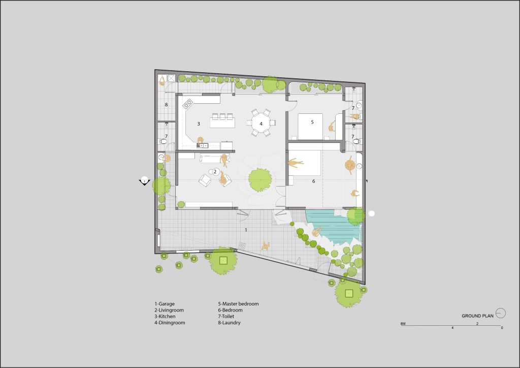 Tile House: Façades of Glimmering Tiles with a Story to Tell / Living Asean