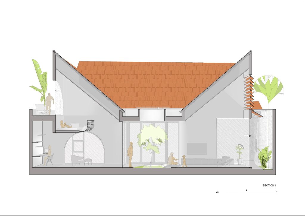 Tile House: Façades of Glimmering Tiles with a Story to Tell / Living Asean