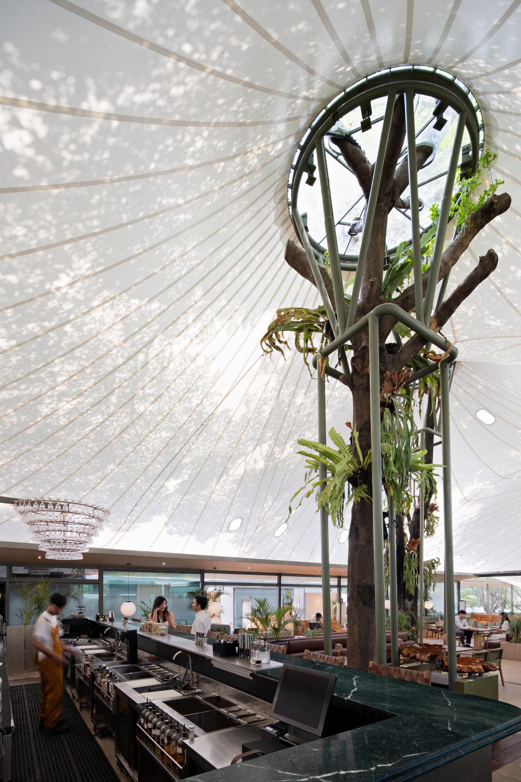 Stalk Jakarta, the Tree-Hugger Bar: Where a Bar Merges with Nature ...