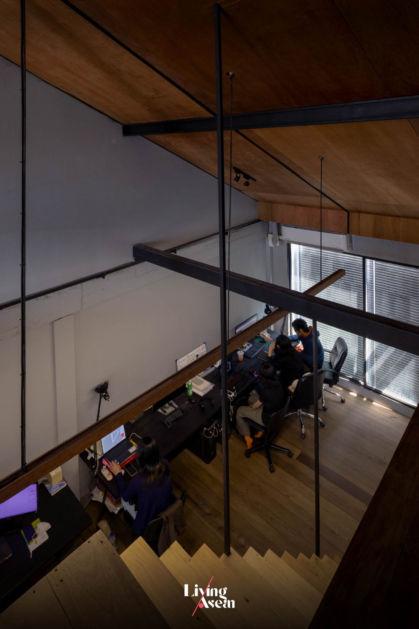 Studio Miti Office: A Townhouse Renovated Showcasing Material Savvy ...