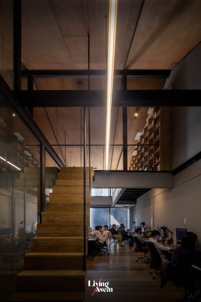 Studio Miti Office: A Townhouse Renovated Showcasing Material Savvy / Living ASEAN