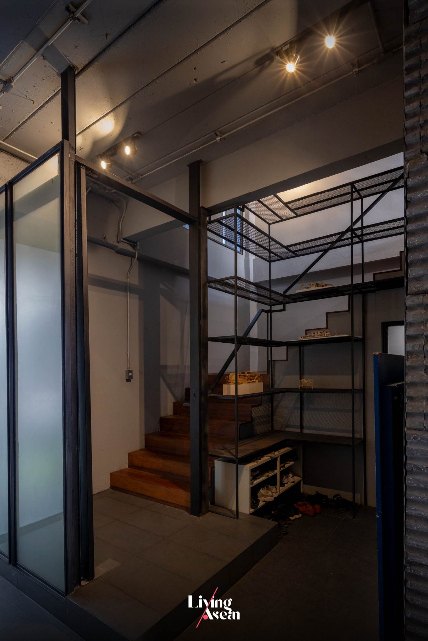 Studio Miti Office: A Townhouse Renovated Showcasing Material Savvy ...