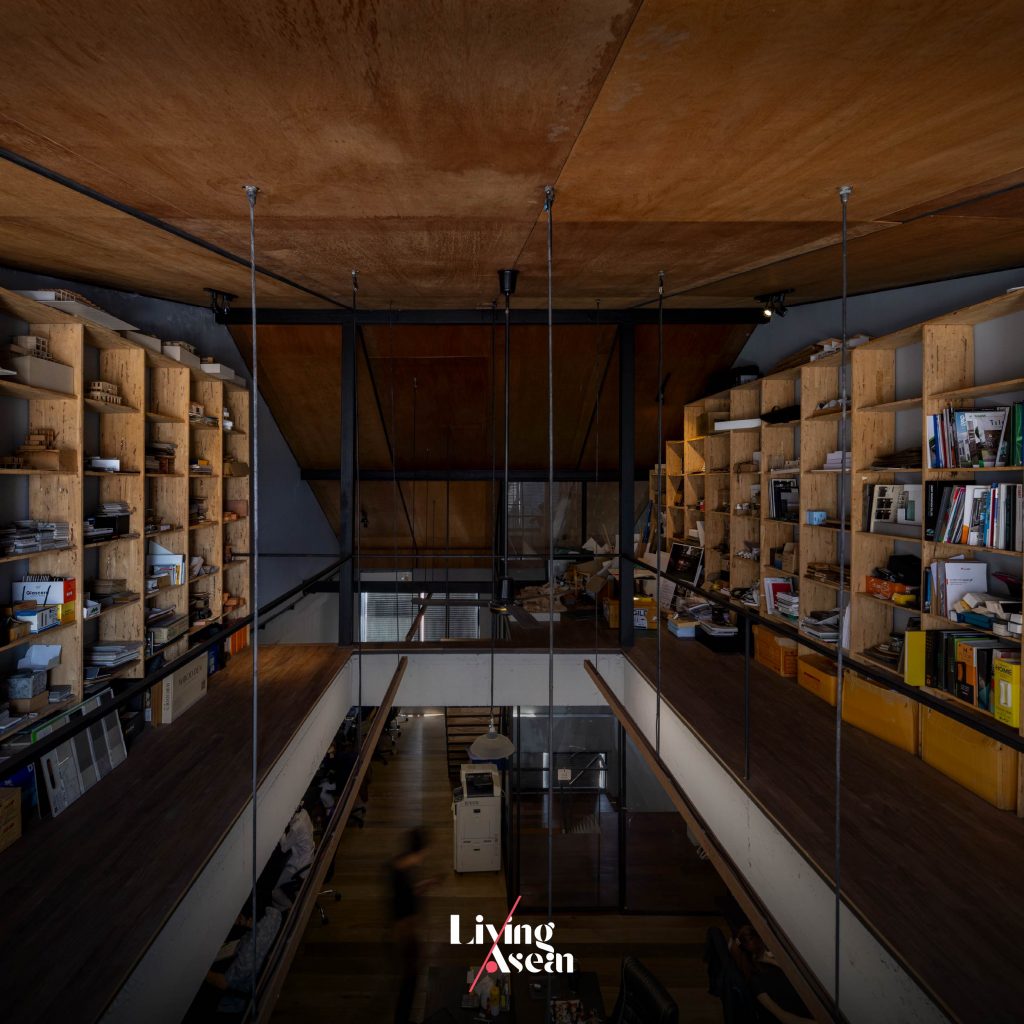 Studio Miti Office: A Townhouse Renovated Showcasing Material Savvy / Living ASEAN