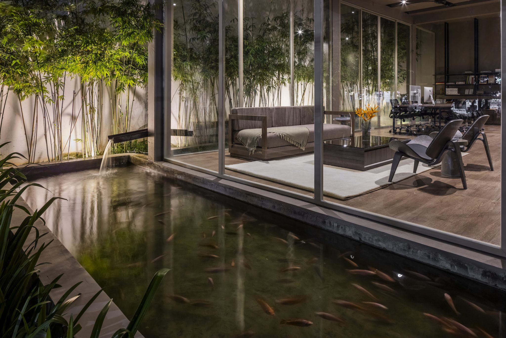 Office for Trees: All-Glass Workspace amid Green Gardens / Living ASEAN