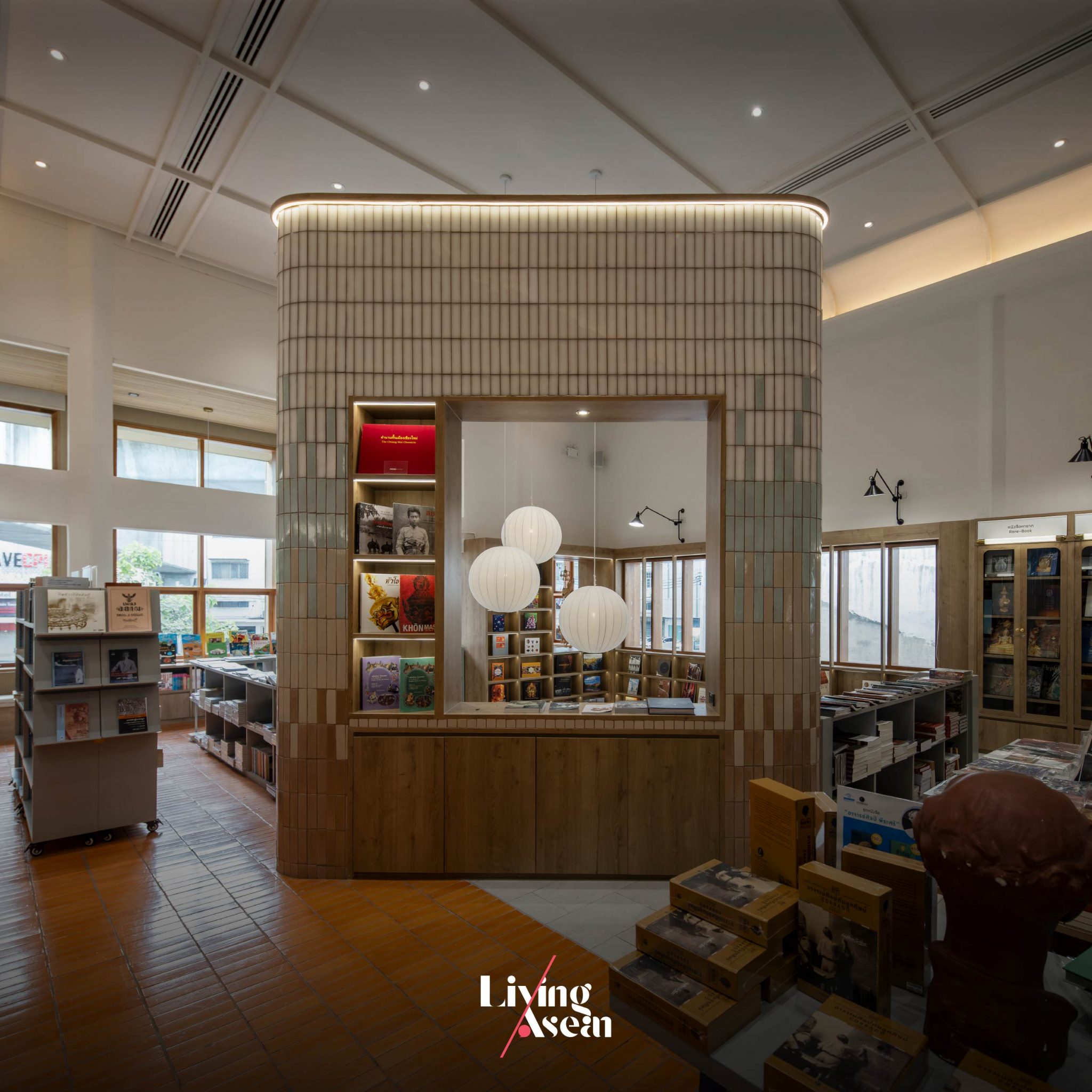 Rimkhobfa Bookstore: Bookstore Café Renovation / Living ASEAN
